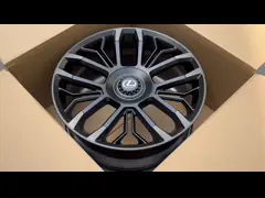 Custom Forged 1-PC Forged Rims Satin Black For Lexus