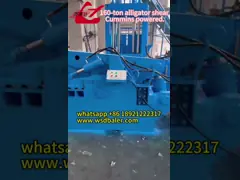 Cesoia idraulica per rottami da 160 tonnellate