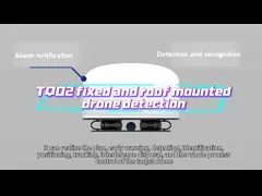 Roof-mounted drone detection system, supporting UAV detection and drone jamming