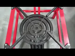 China Industrial Grade 25kW Double Burner Gas Stove with 65% Thermal Efficiency and CE/RoHS Certification for sale