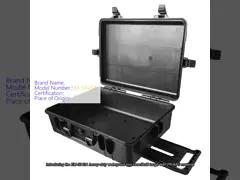 Heavy Duty Waterproof Tool Storage Case with 304 Stainless Steel Chain Lock Hole and Air Pressure Valve