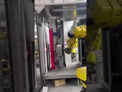 High-efficiency high-quality robotic polishing and brushing of stainless steel appliance housings