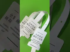 China Anti-theft Standard Clothing Label Tags Durable Solution for Garment Identification and Protection in Clothing Production for sale
