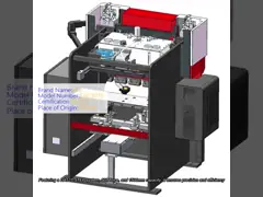 油圧プレス ブレーキ DA53T STEP システム 50T 1500 プレス ブレーキ EHC5015 の頑丈なプレス ブレーキ