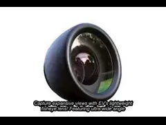 軽量魚眼レンズ 低歪み 広角