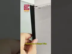 China Aluminium Curved Floor Transition Strips  For Laminate Flooring for sale