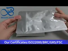 Aluminum foil stand-up zipper bag