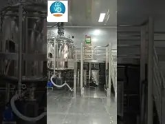 중국 진공 교반기를 갖춘 화장품 혼합 탱크 혼합 액체 기계, 샴푸용 화학 혼합 기계 판매용