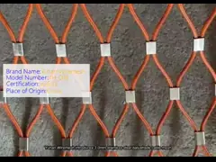 3.0mm Wire Balustrade Mesh 50*50mm Stainless Steel Wire Rope Mesh
