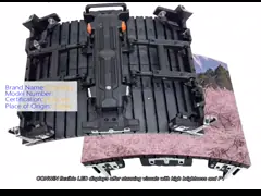 Pantalla curva flexible LED P1.95 P2.976 Pantalla LED de alquiler Alto brillo Pantalla de escenario