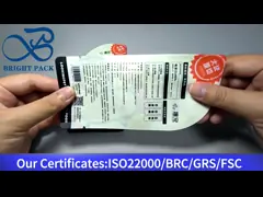 Freeze-dried chicken plastic bag