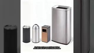 Large-Capacity Luxury Stainless Steel Hand Towel Bin - Commercial Restroom Trash Can for Hotels & Offices