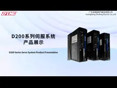 Sistema de Servoacionamento de Malha Aberta ZF-D200 Série 0.1kw-4.5Kw Controlador de Motor Controle PLC