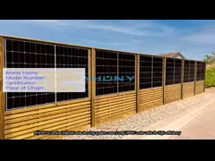 China Vertical Bifacial Solar Fencing System Power Plant Solar PV Module for Home Agriculture Swimming Pool for sale