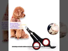 China Professional Stainless Steel Pet Nail Clipper 8x12cm for Dogs and Cats with Safety Guard and 8 Color Options for sale