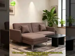 China Space Saving Foldable Sofa Bed Convertible Sponge Couch Seating Waterproof for sale