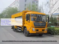 Powerful Vacuum Suction Road Sweeper Truck for Efficient Collection of Dust and Debris