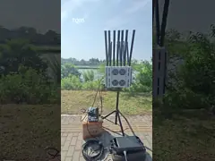 China Advanced Anti Drone System 70-6000MHz 500-1200 Watt Drone Defense System for sale