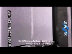 200 Filtration Cloth Material Stainless Steel Woven Wire Mesh Roll