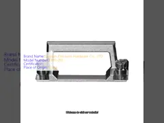 Anodizzato di alluminio di precisione parti lavorate Manico chiaro per apparecchiatura di telecomunicazione