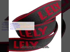 Cinghie in fettuccia PP con logo personalizzato Cinture tessute ad alta tenacità per bagagli e borse