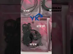 China K3V140DT Wear-resistant HNBR materials Hydraulic Pump Seal Kit Complete Set with 5 Packs for Kawasaki Hydraulic Pump for sale