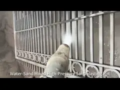 China Portable Sandblasting Pot High Pressure Wet Sandblasting Machine for sale