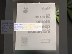 China Waterproof Dustproof Secure Seal Double-Sided Frosted CPE Zipper Bag with Custom Logo Reusable Durable for sale