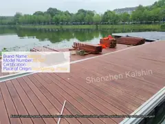 China Finger Pontoon Marine Aluminum Structure Dock HDPE Floating Dock Pier Pontoon for sale