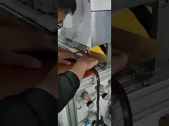 China Double-Sided Fabric Welding Machine for Zipper Pocket Splicing Welding Automatic Welding Dual Working Position for sale