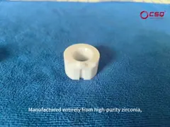 China Precision Engineered Monolithic Zirconia Sliding Bearing for Gear Pumps with Low Friction for sale