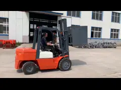 China Orange 5 Ton Diesel Forklift CPCD45 Diesel Fork Truck For Workshop for sale