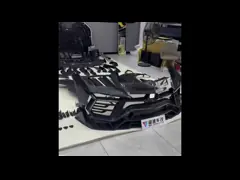 For Lamborghini Urus S Upgrade MSY Style Dry Carbon Fiber Front Bumper Fender Arch Side Ski