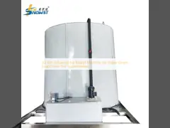30 Ton Industrial Ice Maker Machine Ice Flaker Drum Evaporator For Supermarket