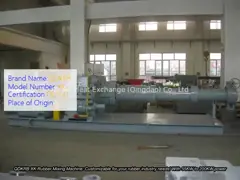 China Customized Rubber Mixing Machine for Rubber Industry 55KW/90KW/165KW/200KW for sale