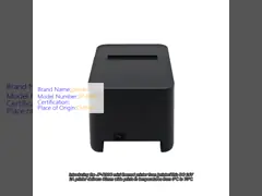 Stampa termica a corrente continua 24V 2A Mini 80 per la stampa di larghezza e gamma di temperature