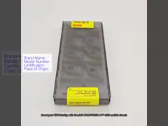 Sandvik CCMT060204-PF 4325 Carbide Inserts Tungsten  CVD/PVD Coated for Steel/Stainless Steel CNC Turning
