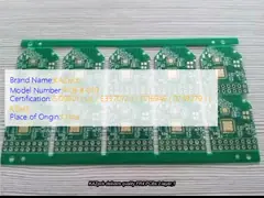 Placa de circuito impresa electrónica blanca azul de la serigrafía FR4 de Soldermask del teléfono móvil del OEM