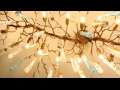See Why Choose CE ISO9001 High End Custom Pendant Lights 10m2 To 15m2 Tree Branch Pendant Lights