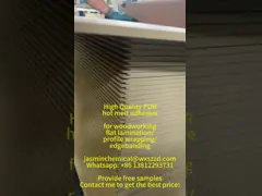 PUR Hot Melt Adhesive for High Strength Profile Wrapping Waterproof