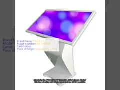 55 Inch Indoor Horizontal Video Touch Screen LCD Touch Screen Floor Standing Interactive Information Screen Digital Signage Display
