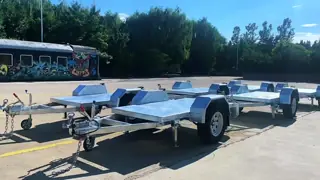 China 1-Axis Hot Dip Galvanized Generator Trailer for Outdoor Power Transport with Corrosion Protection for sale