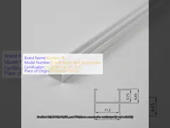 China 8mm Wide Flexible Silicone LED Neon Strip Light Accessories Silver Color for sale