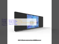 Intelligent Digital Board High Contrast Ratio 5000 1, 86 inch 4K Flat Writing Panel Smart Blackboard