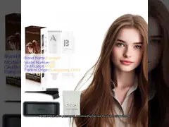 PURESTYLE Permanent Hair Dye Set Ammonia-Free Herbal Formula Cream for Men Women Green Liquid Powder for Home Hair Care