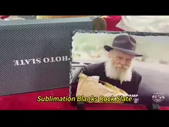 China Various Shapes And Sizes Sublimation Photo Slate Blanks Stone Slate Diy Custom Sublimation Rock Slate for sale