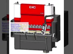 Cina pressa piegatrice idraulica da 80 ton 2500mm con controllo cnc lavorazione lamiera con piegatrice sistema STEP EHC8025 in vendita