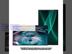 Indoor Advertising Equipment 55 Inch Multifunctional Display Screen Wall Mounted Touch Touch LCD Interactive Digital Signage Customized