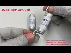 RS308-HB  10A 16A 20A 25A 32A 40A 690VAC/550VDC Ceramic Installation bolt M6  Car Fuses for Protection Against Short Circuit in Energy Storage High Current Rating