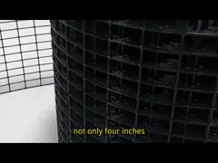 Bird Guard Solar Panel Proofing Mesh With Black Color Pvc Coated